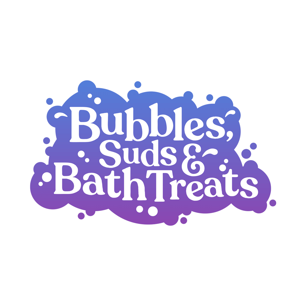 Bubbles, Suds & Bath Treats - Logo design