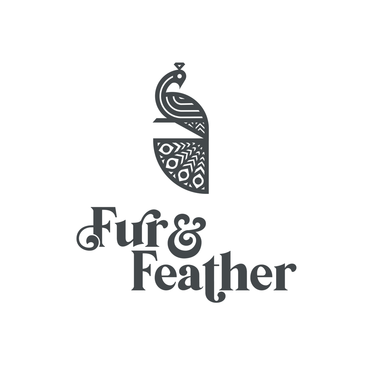 Fur & Feather Bar - Melton Mowbray logo design and branding