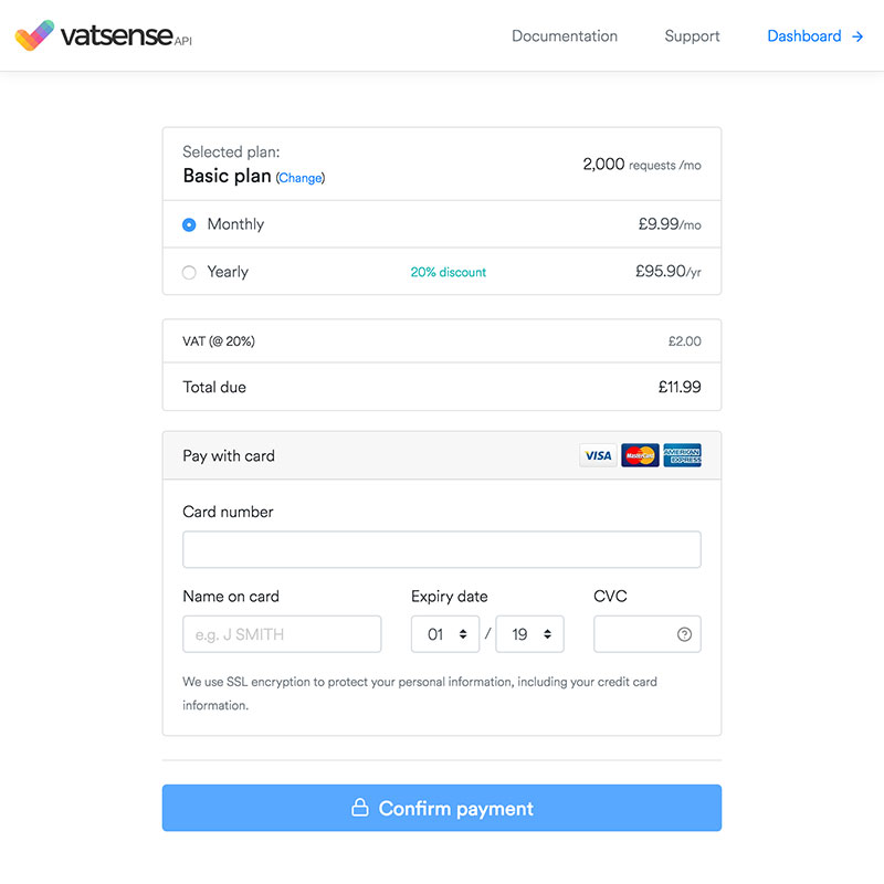 Vat Sense Api Vat Number Validation Api And Vat Rates Api